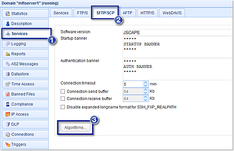 Setting Sftp Algorithms On Your Sftp Server Jscape