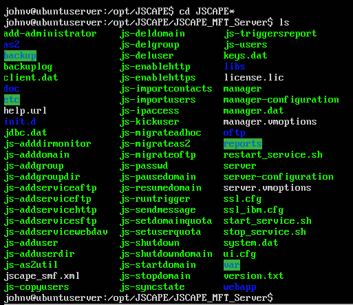 Install A Linux Sftp Server Via Command Line And Configure Via Web Ui Jscape