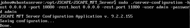 Install A Linux Sftp Server Via Command Line And Configure Via Web Ui Jscape 0223