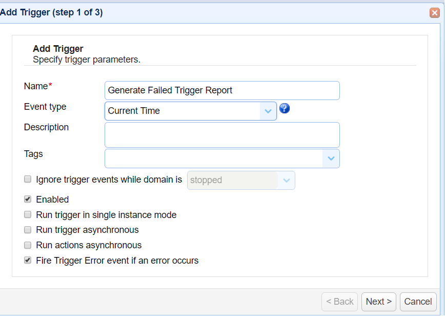 Generate Failed Trigger Report Using Failedtriggerreport Action Jscape