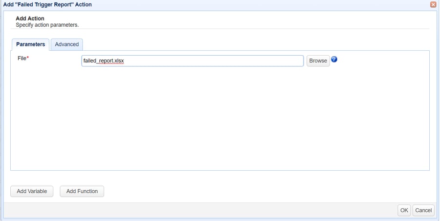 Generate Failed Trigger Report Using Failedtriggerreport Action Jscape
